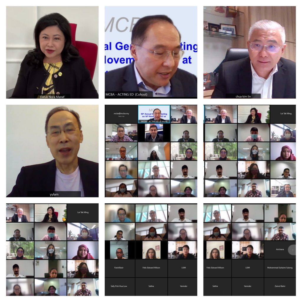 MCBA Successfully held its first-ever virtual 59th Annual General ...